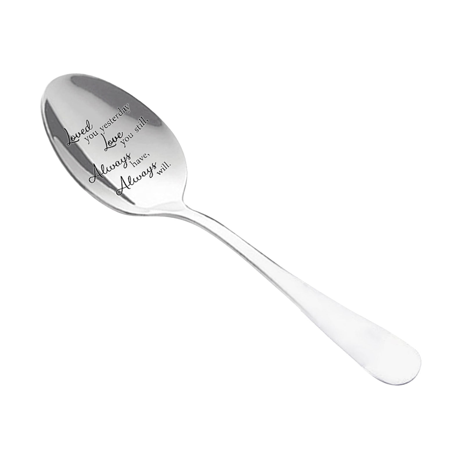 piaybook Tableware Wedding Gifts Valentine's Day Stainless Steel Long ...