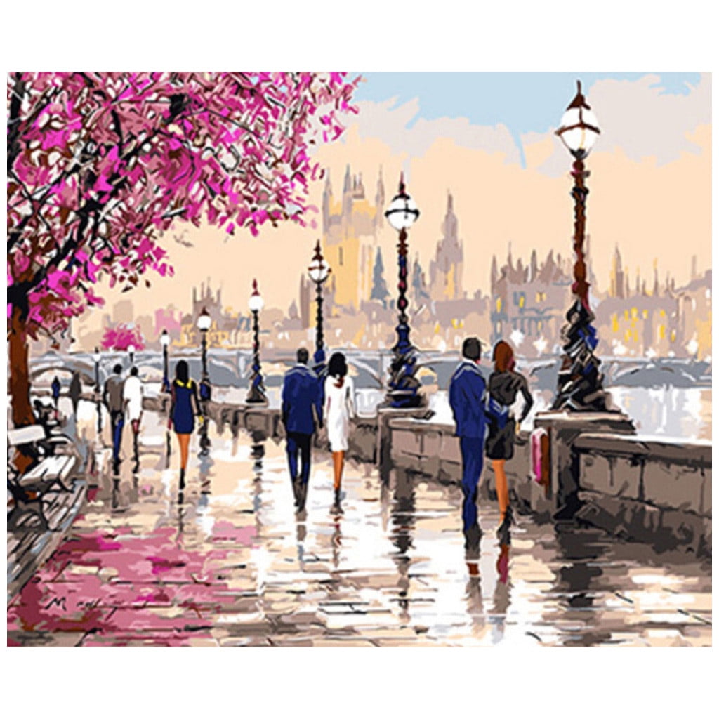 piaybook Wall Decor Diy Painting By Numbers Kit Coloring By Numbers ...