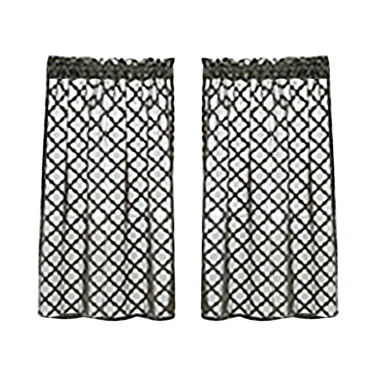 piaybook Window Curtains Curtains Window Screens Short Curtains Rod ...