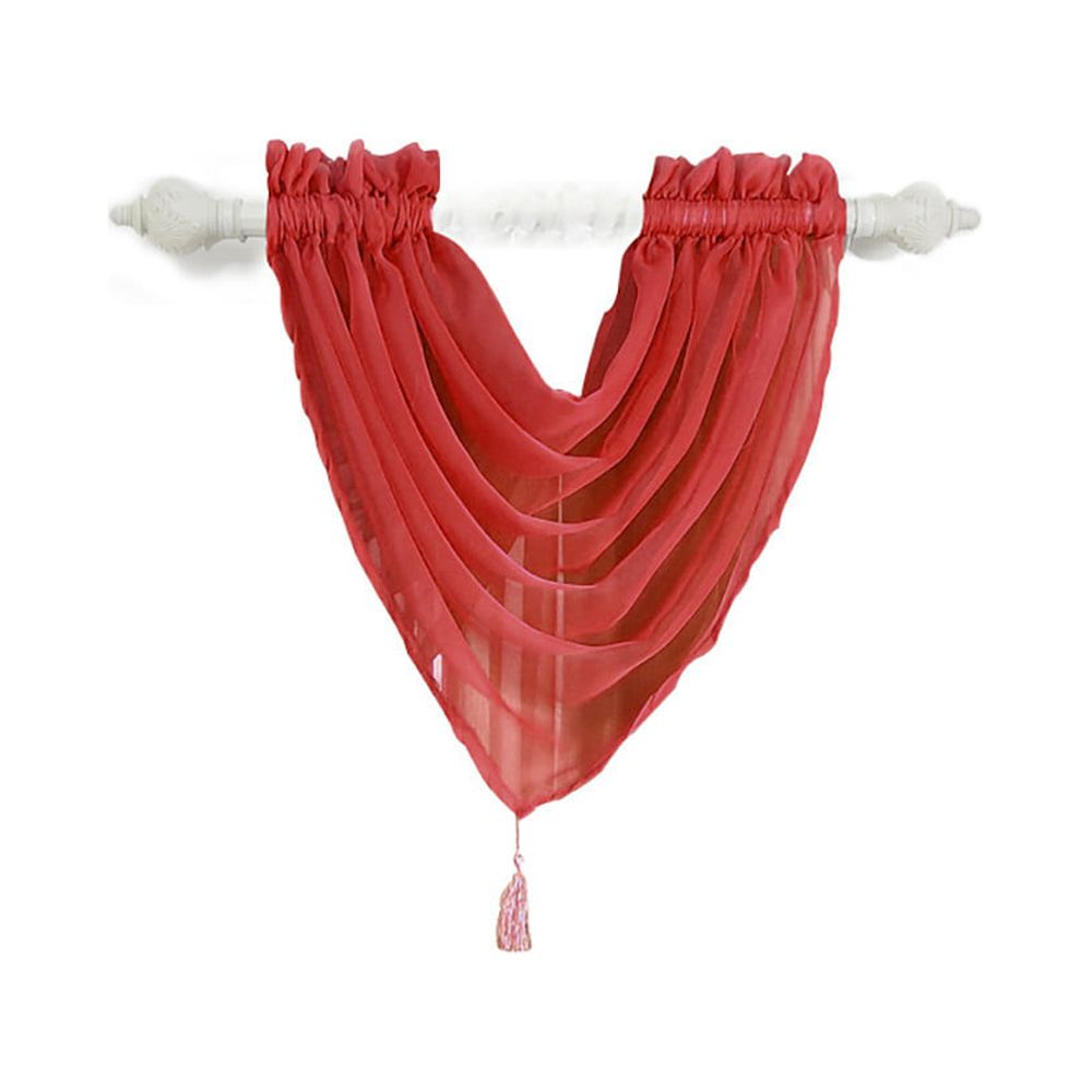 piaybook Window Curtains Voile Curtain Swags All Colours Pelmet Valance ...