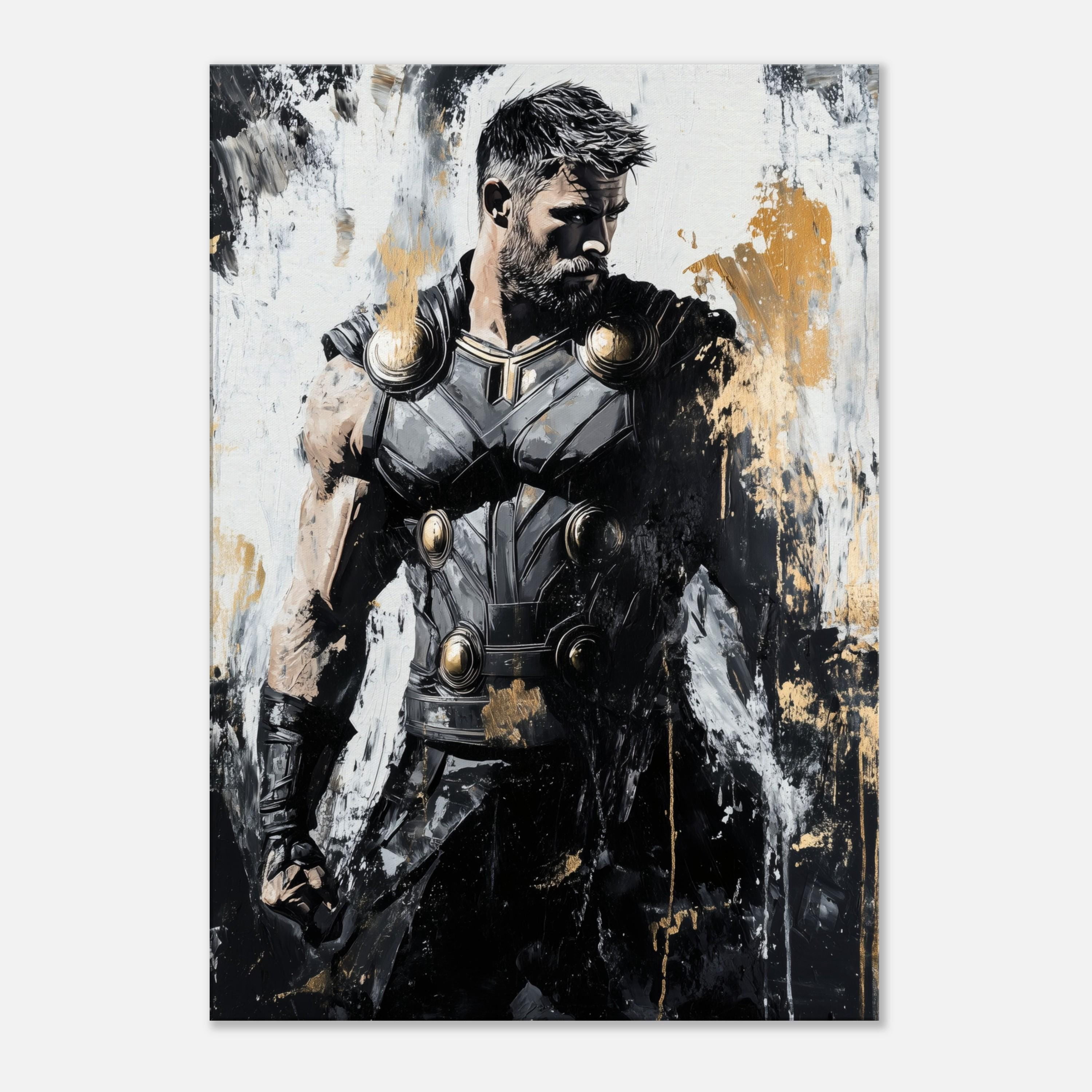 pical Thor Wall Art Canvas Decor , Thor Art, Chris Hemsworth Art ...