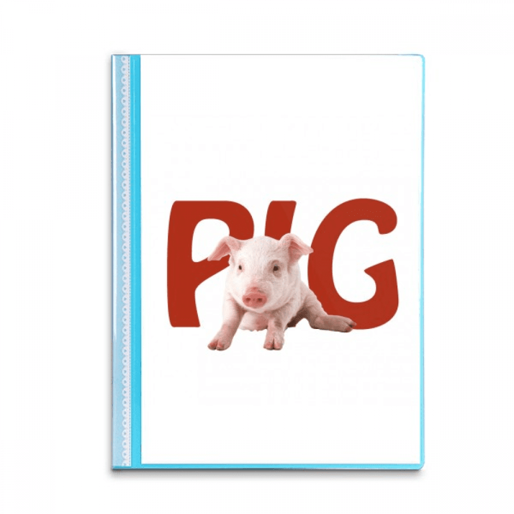 pig animal posture pr art deco fashion book sheet protectors portfolio ...