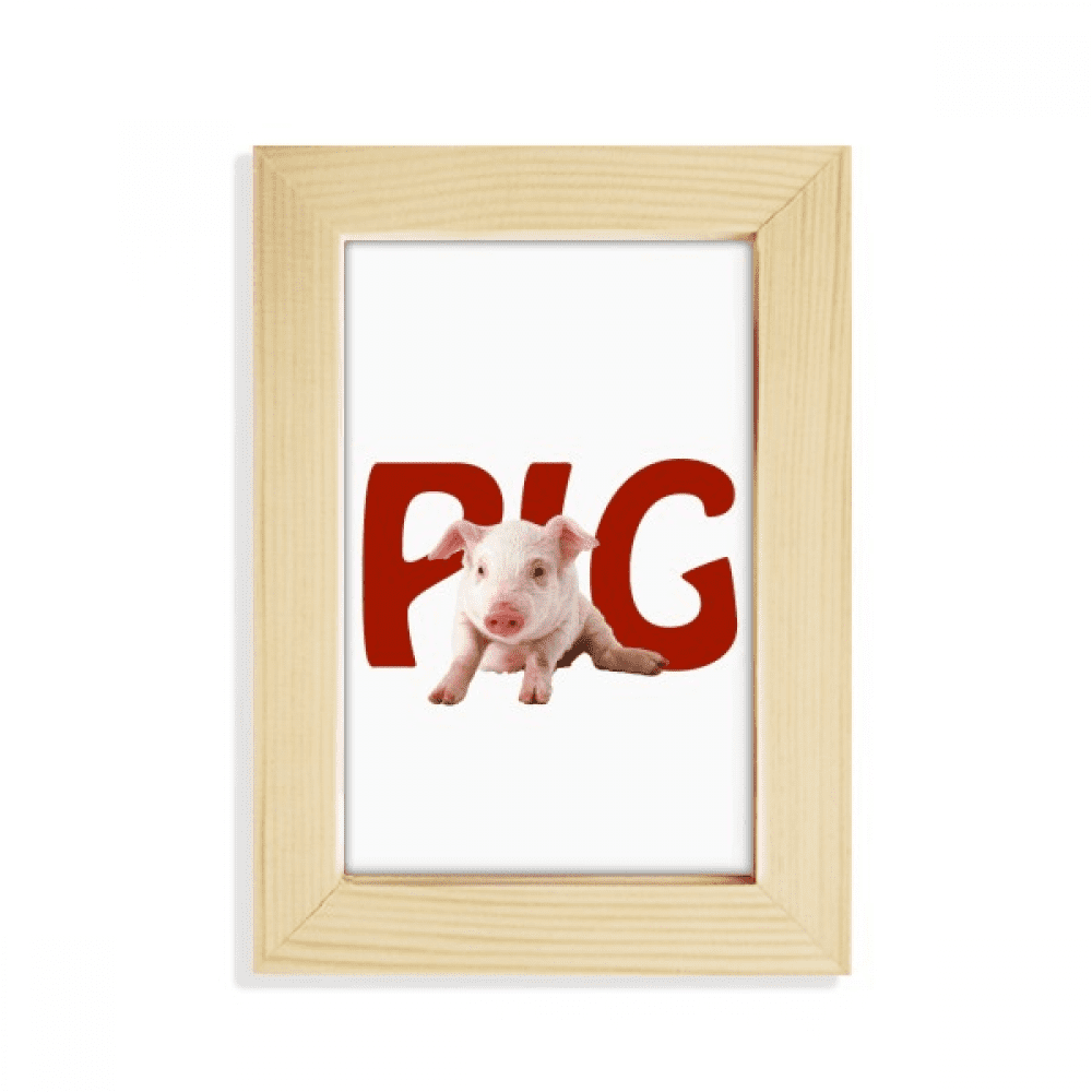 pig animal posture pr art deco fashion desktop display photo frame ...