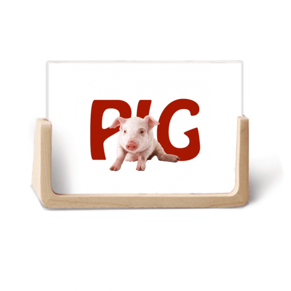 pig animal posture pr art deco fashion photo wooden photo frame ...