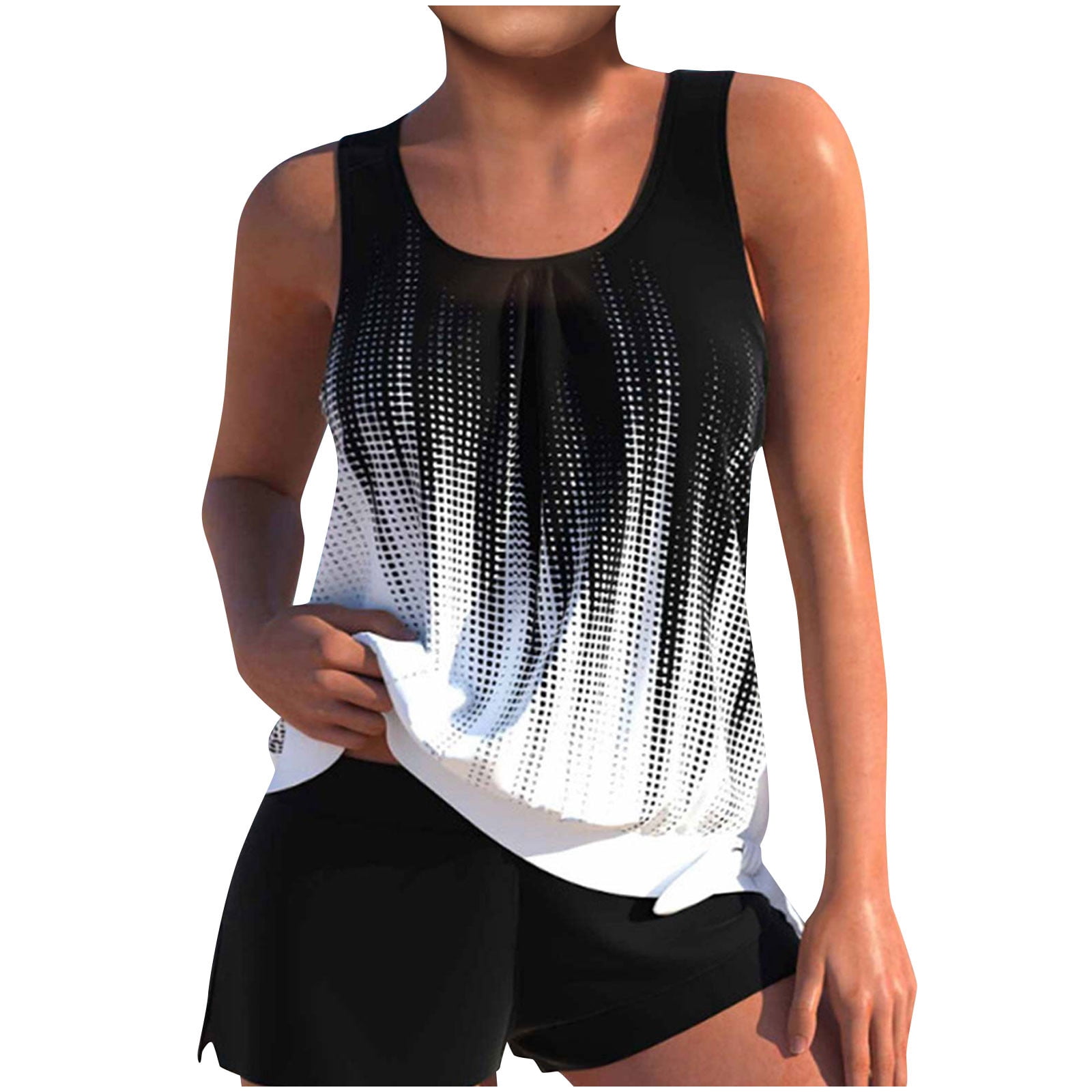 pimelu Bathing Suit Womens Swimsuits Tankini Sets for Women Two Piece ...