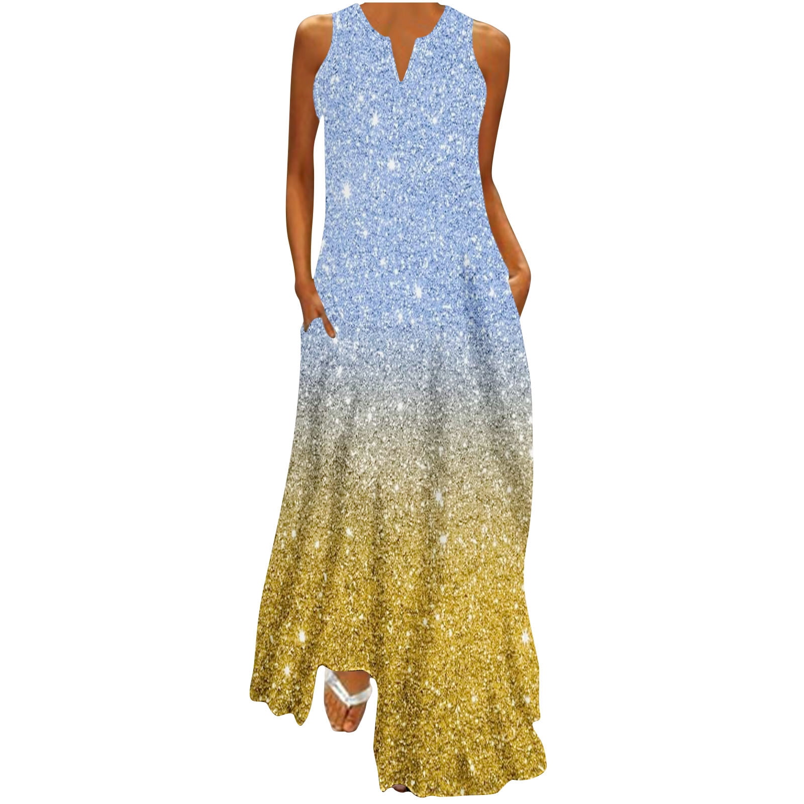 pimelu Dresses for Women Cocktail Dresses for Women Evening Party Loose ...