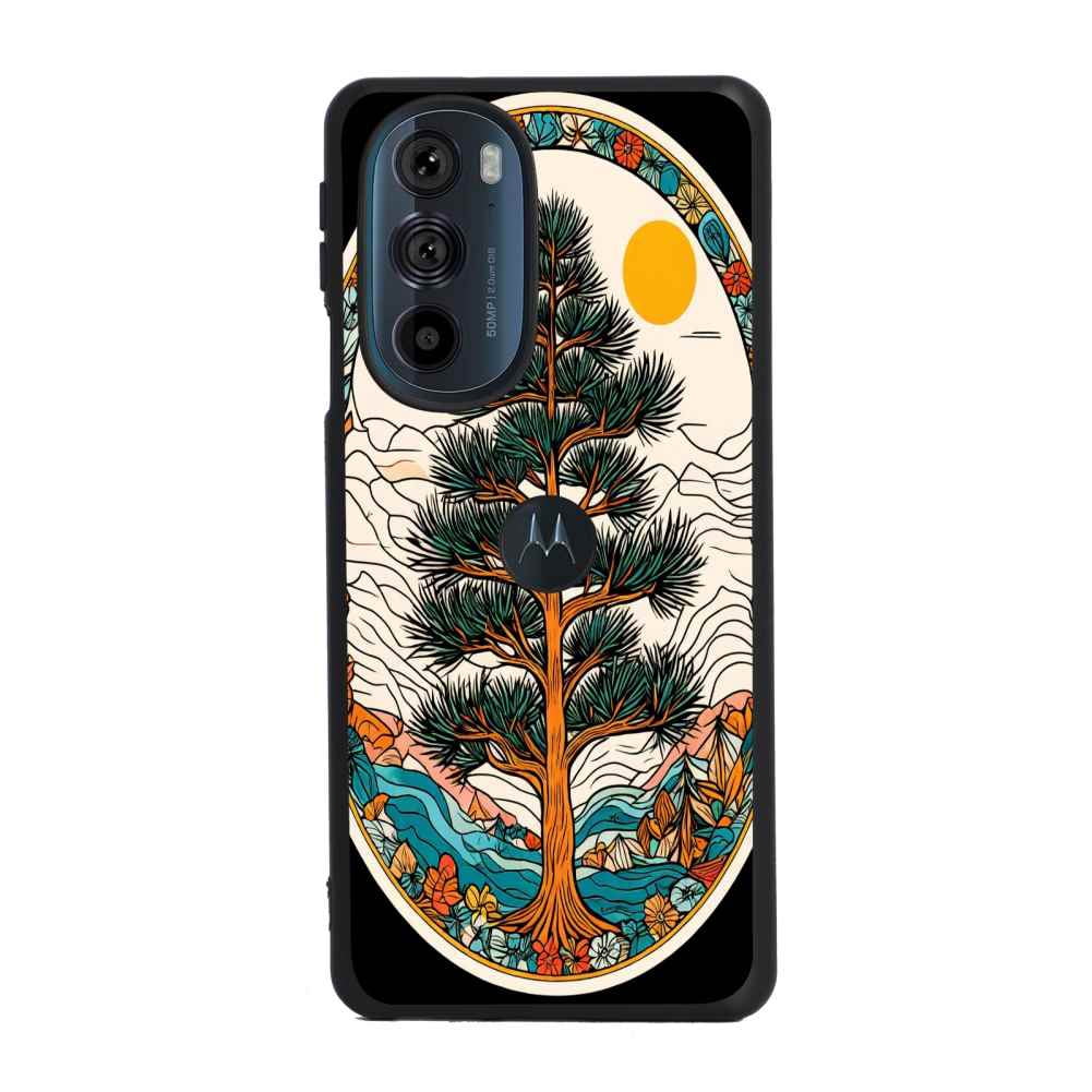 pine-tree-floral-animals-22 phone case for Moto Edge+ (2022） for Women ...