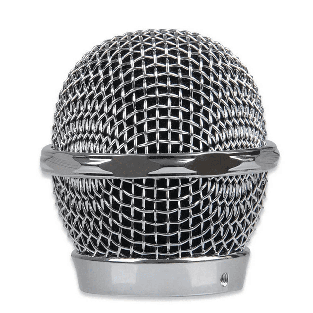 pingxizhi Mic Grille Part Replaceable Mesh Hood Microphone Silver ...