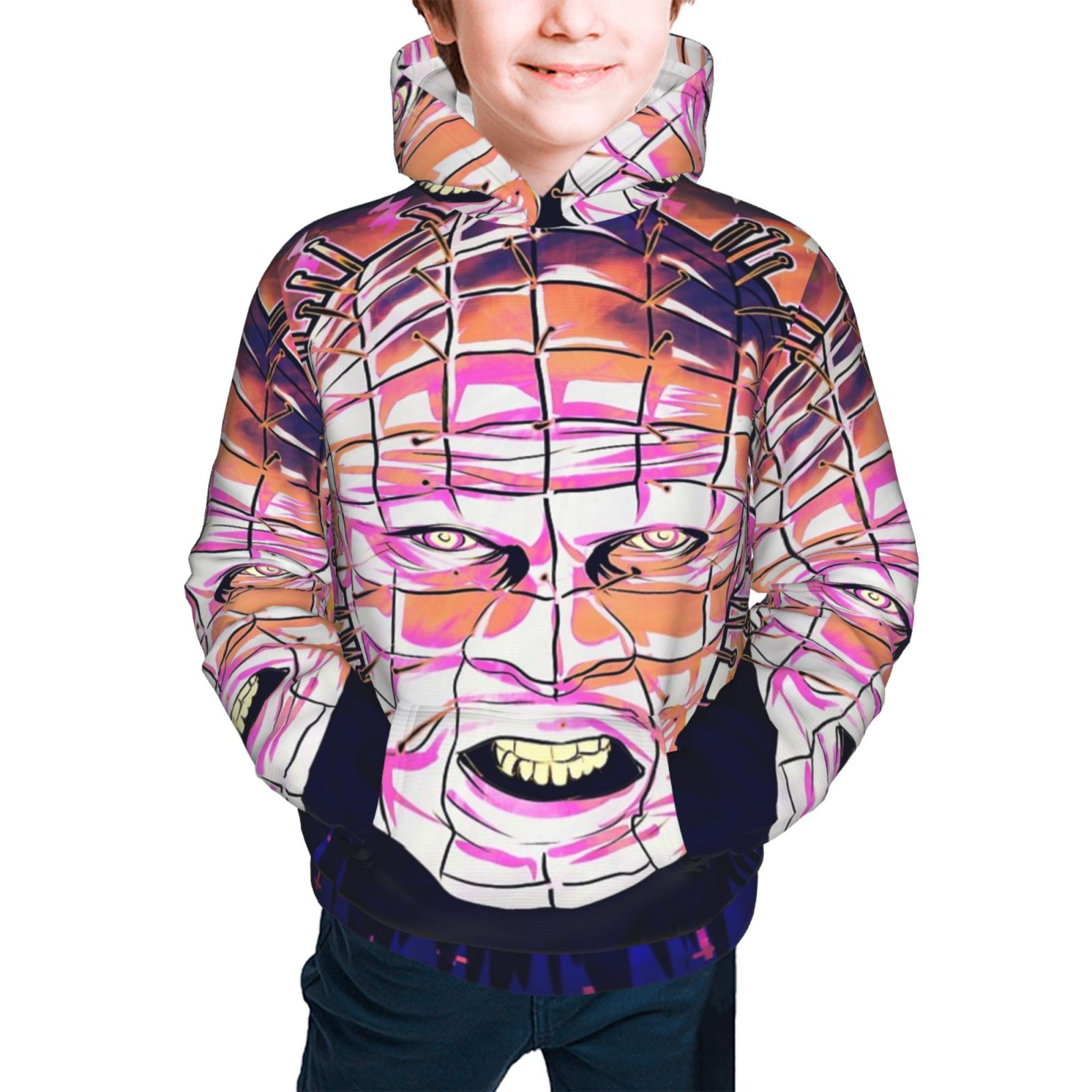 ‎pinhead Hoodie Boys Girls 3d Graphic Hoodies Novelty Hooded Pullover ...
