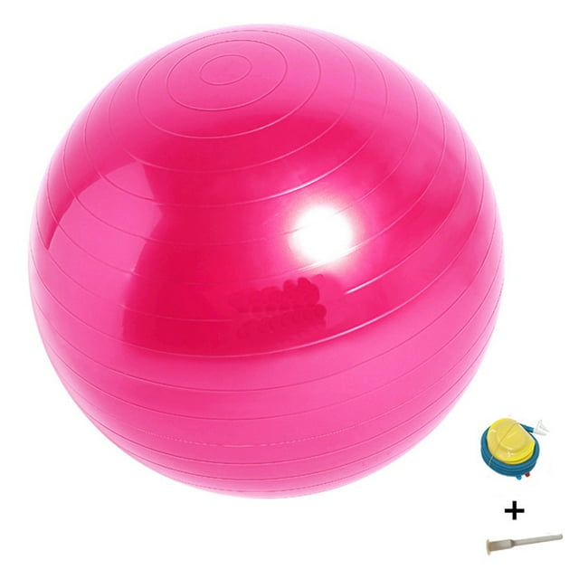 pink Anti-Burst and Slip Resistant Exercise Ball Yoga Ball Fitness Ball ...