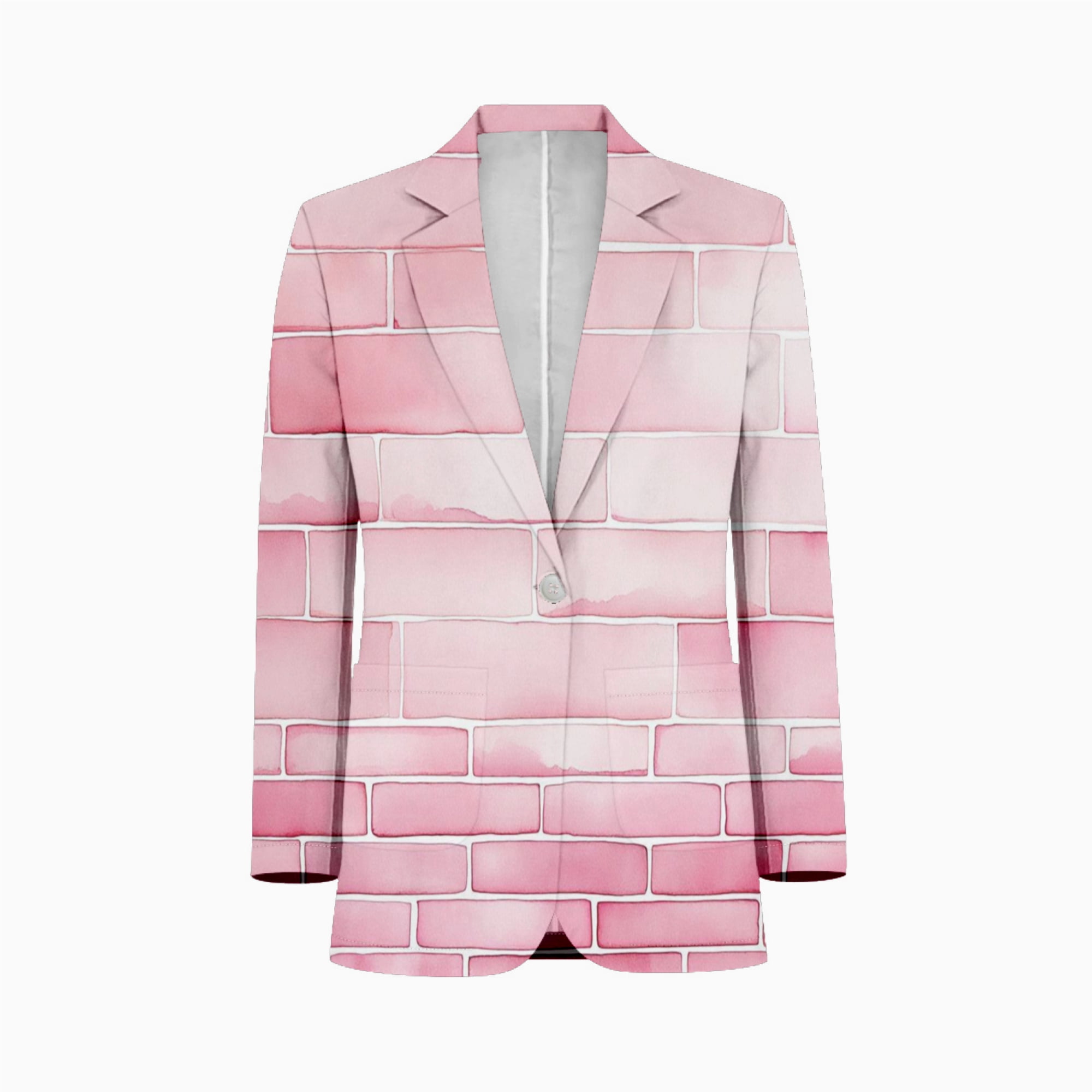 pink Brick Stone wall Mens Suits Shawl Collar Slim Fit Suit Mens Groom ...