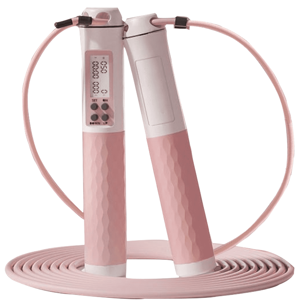 pink Jump Rope, Digital Jump Rope with Calorie Counter ,2 in 1 ...