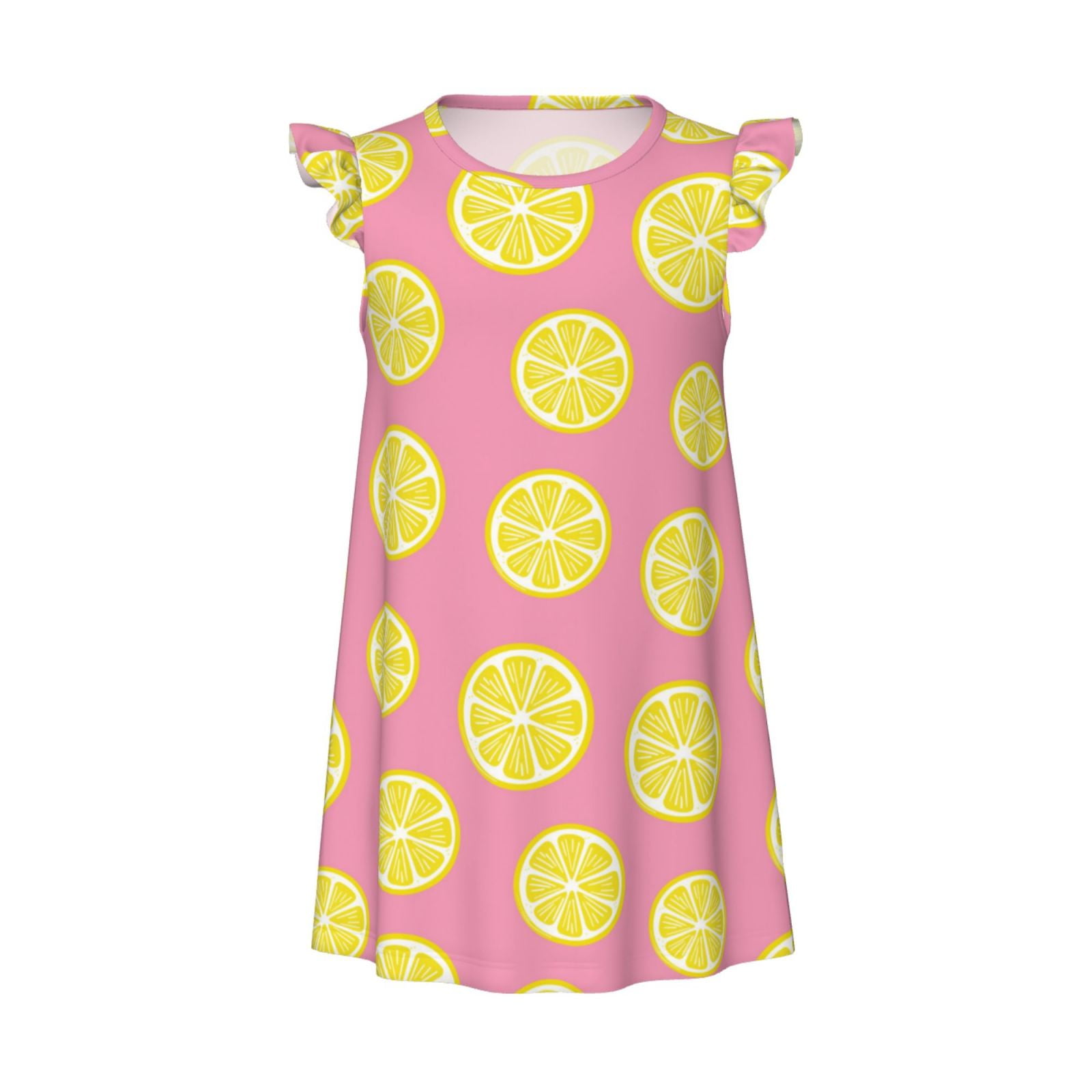 pink Lemon Girls Nightgowns, Short Sleeves Princess Dress, Girls ...