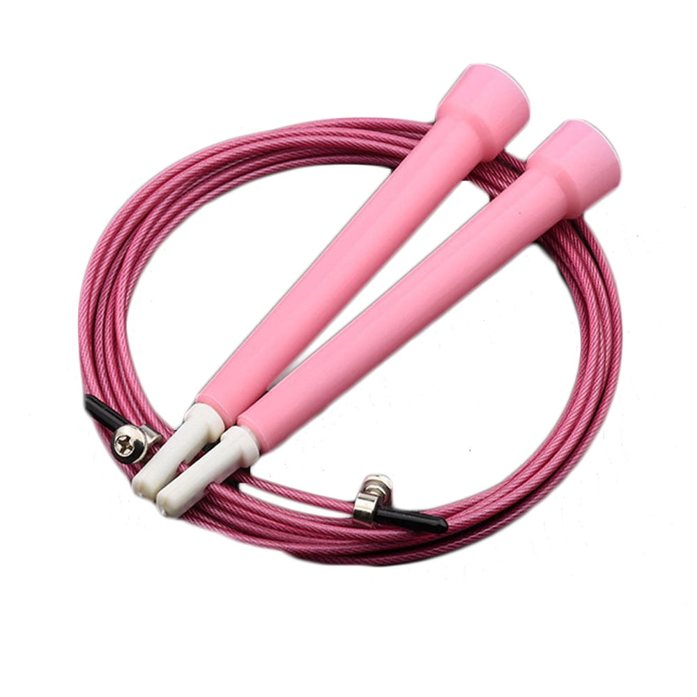 pink Speed Jump Rope - Fast Jumping Ropes - Endurance Workout for ...