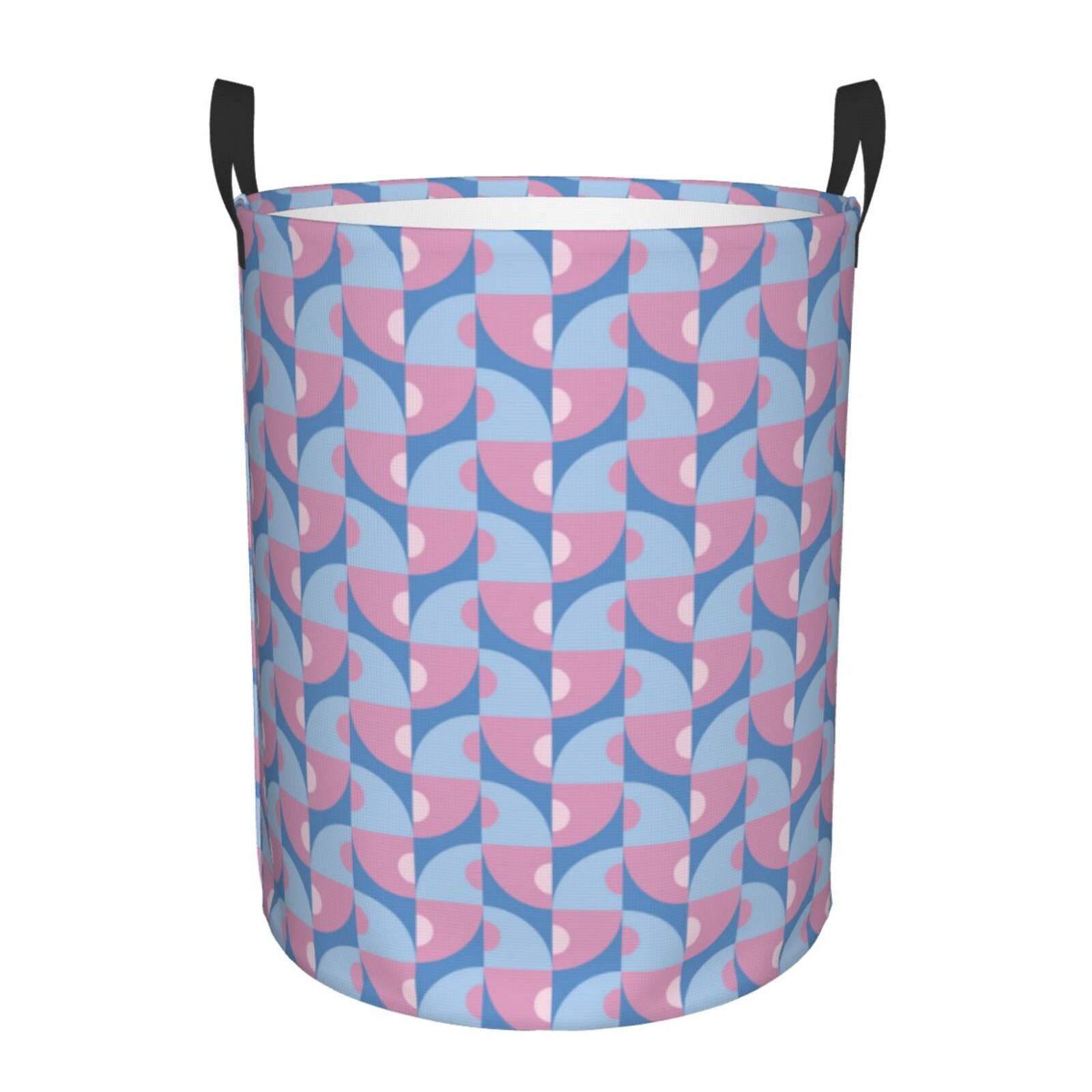 pink abstractly geometric pattern Laundry Basket, Laundry Hamper ...