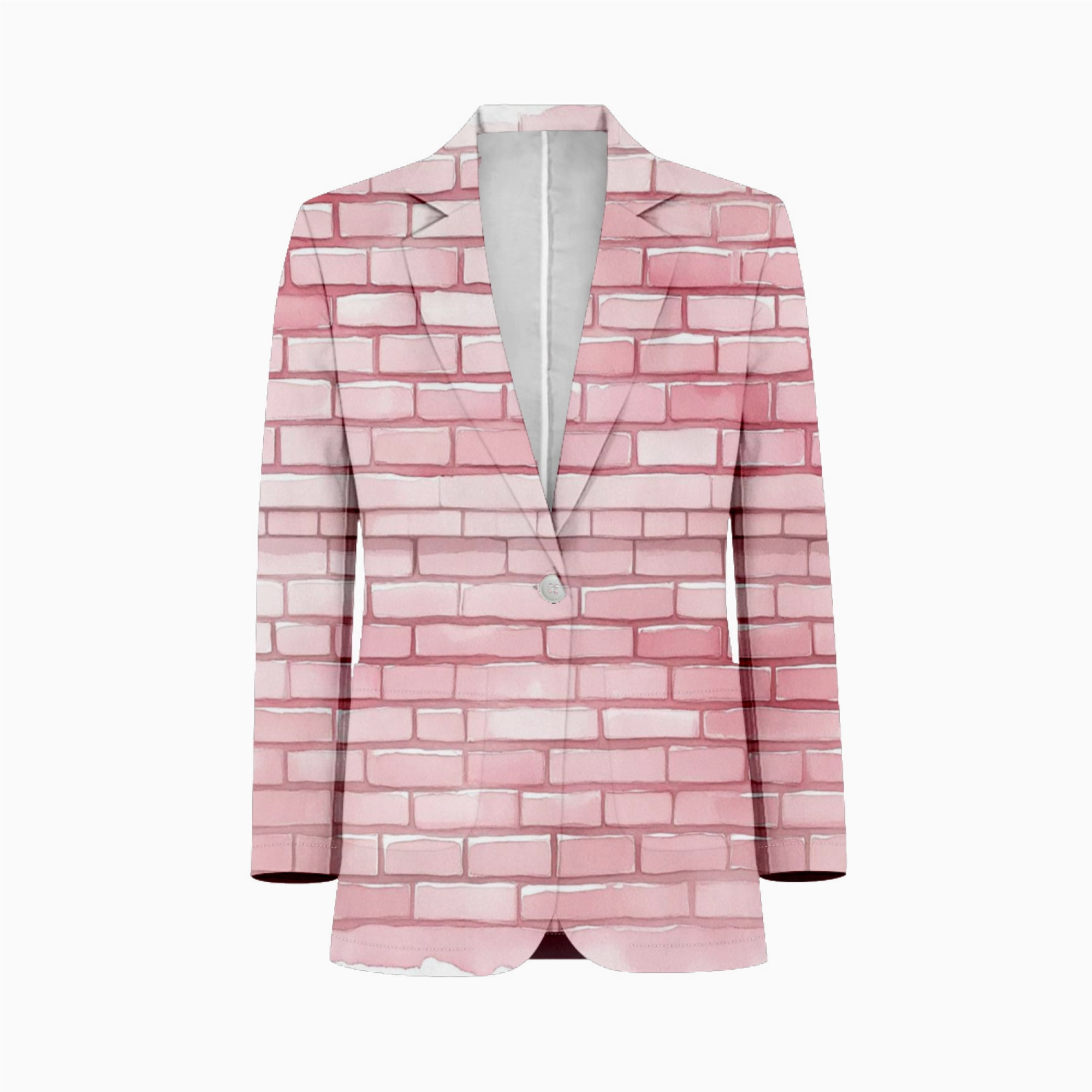 pink brick wall Mens Suits Shawl Collar Slim Fit Suit Mens Groom Jacket ...