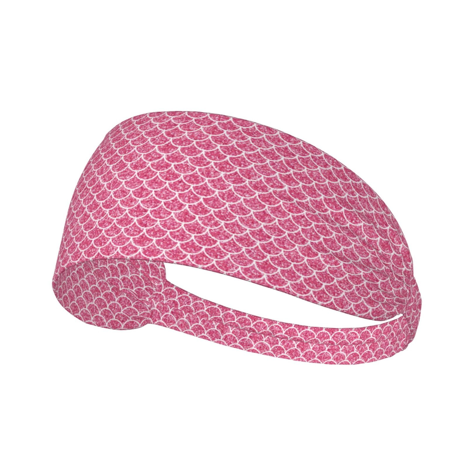 pink sequins Sweat Band Sports Headbands for Men & Women - Moisture ...
