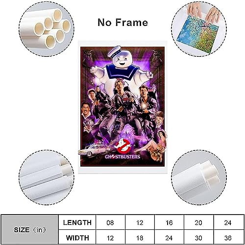pinyl Ghostbusters Movie Poster Hanging Poster Canvas Wall Art Decor ...