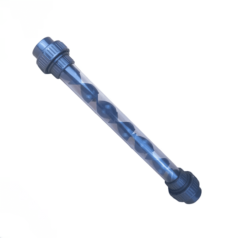 pipeline mixer for Treated water mixed ozone static mixer pvc pipe ...