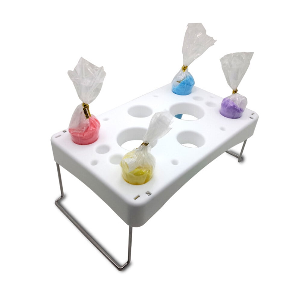 piping bags storage holder Cake Decoration Work Table Cake Cream Piping ...