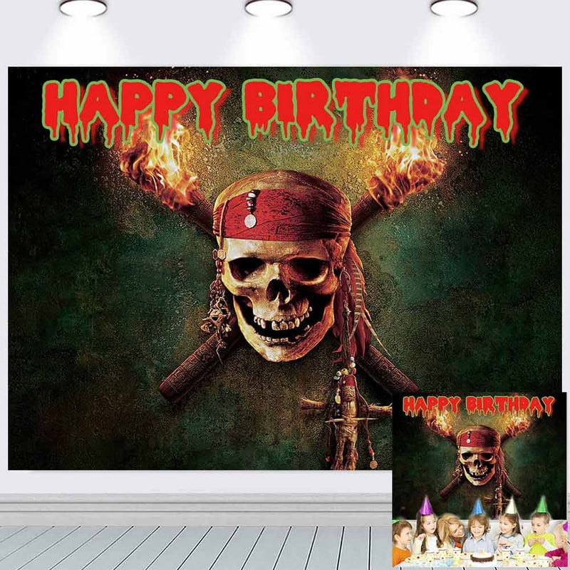 pirates of the caribbean Backdrop Banner Party Supplies Poster Movie ...