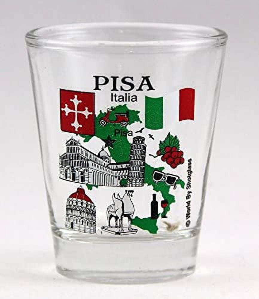 Pisa Italy Great Italian Cities Collection Shot Glass - Walmart.com