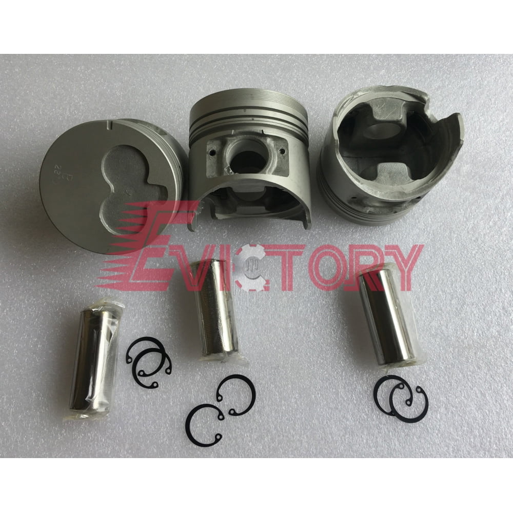 piston kit for ISUZU 3LD1 engine overhaul - pistons with pin clips and ...