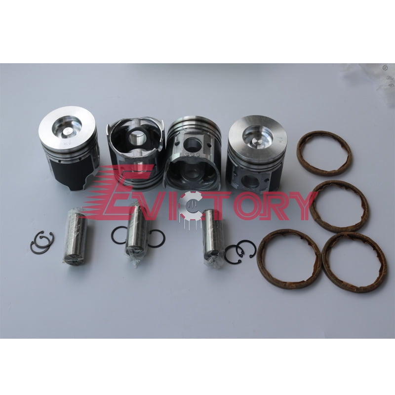 piston kit for Yanmar 4TNV94 4TNV94L engine overhaul- pistons with pin ...