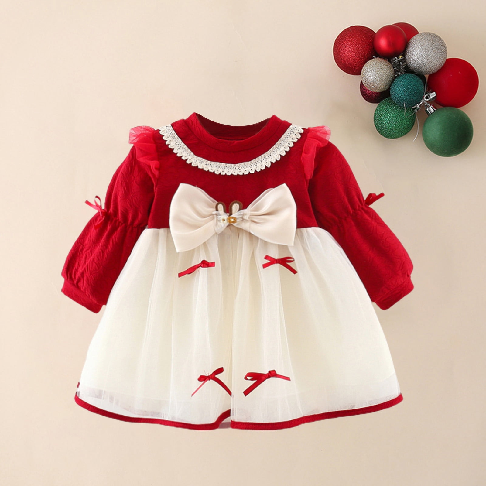 piuwrlz Kid Girls Unibody Princess Dress Bow Knot Princess Skirt Skirts ...