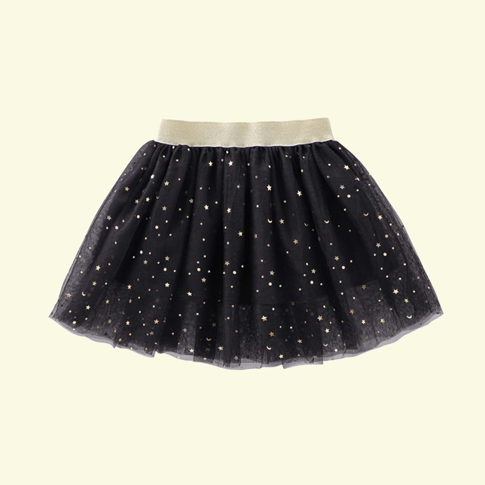piuwrlz Single Piece Short Skirt for Kid Girls Mesh Yarn Sequin ...