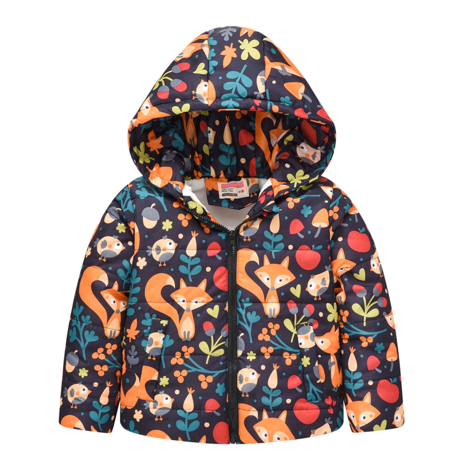 Piuwrlz Toddler Outerwear Raincoat Jacket for Kids Boys Girls Long Sleeve Rain Coat Printed ...