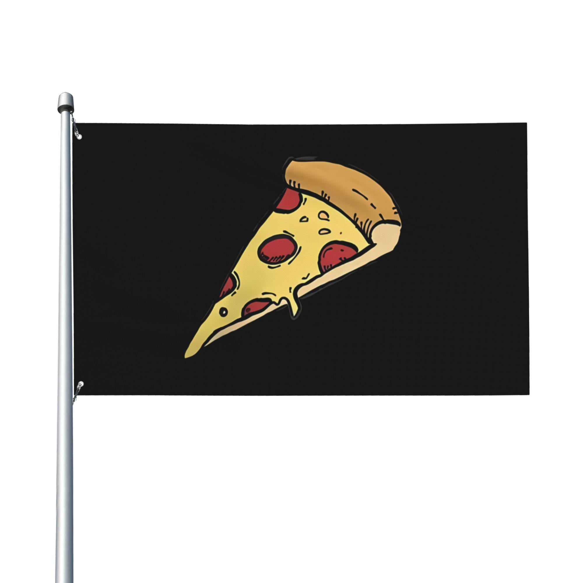 pizza art Flag For Indoor Home House Decor Durable Garden Breeze Banner ...