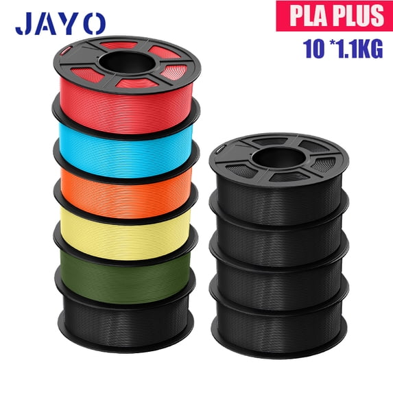 pla plus filament 175mm 10Rolls Set Refills Non-tox 3d printing no ...