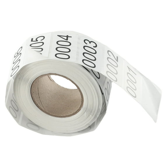 plant label Roll of 0001-1000 Consecutive Inventory Number Stickers for ...