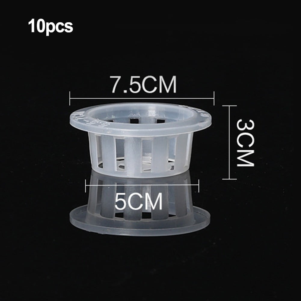 plastic net pot net cloning basket hydroponic aquarium insert plant ...