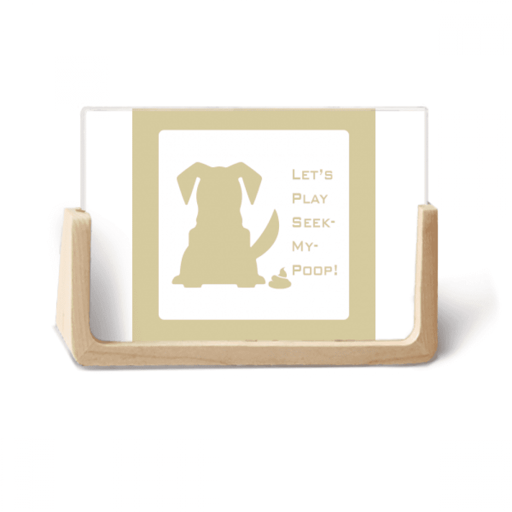 playful en retriever plays poop Photo Wooden Photo Frame Tabletop ...