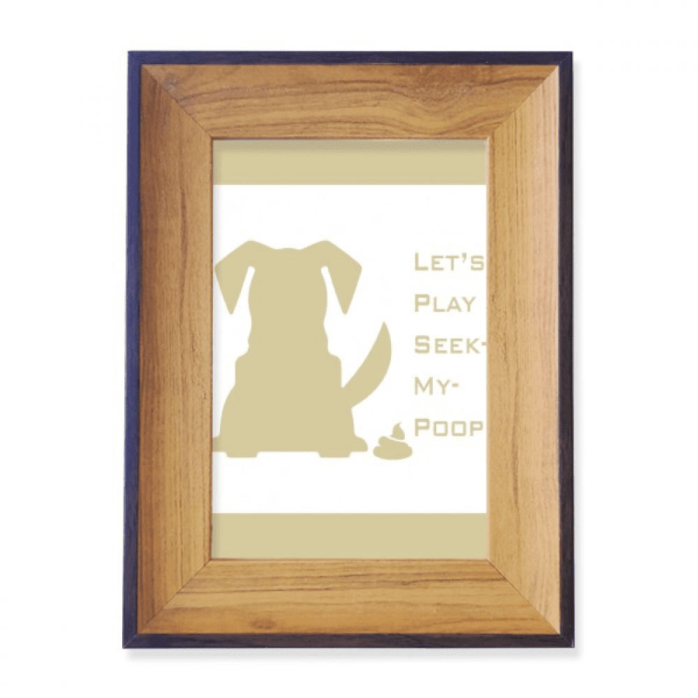 playful en retriever plays poop photo frame exhibition display art ...