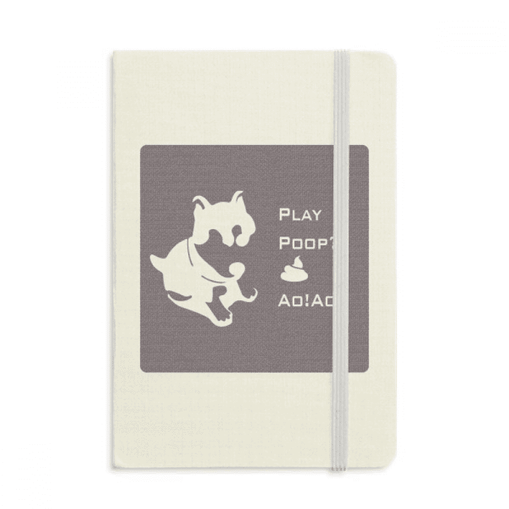 playful hupuppy plays poop notebook official fabric hard cover classic ...