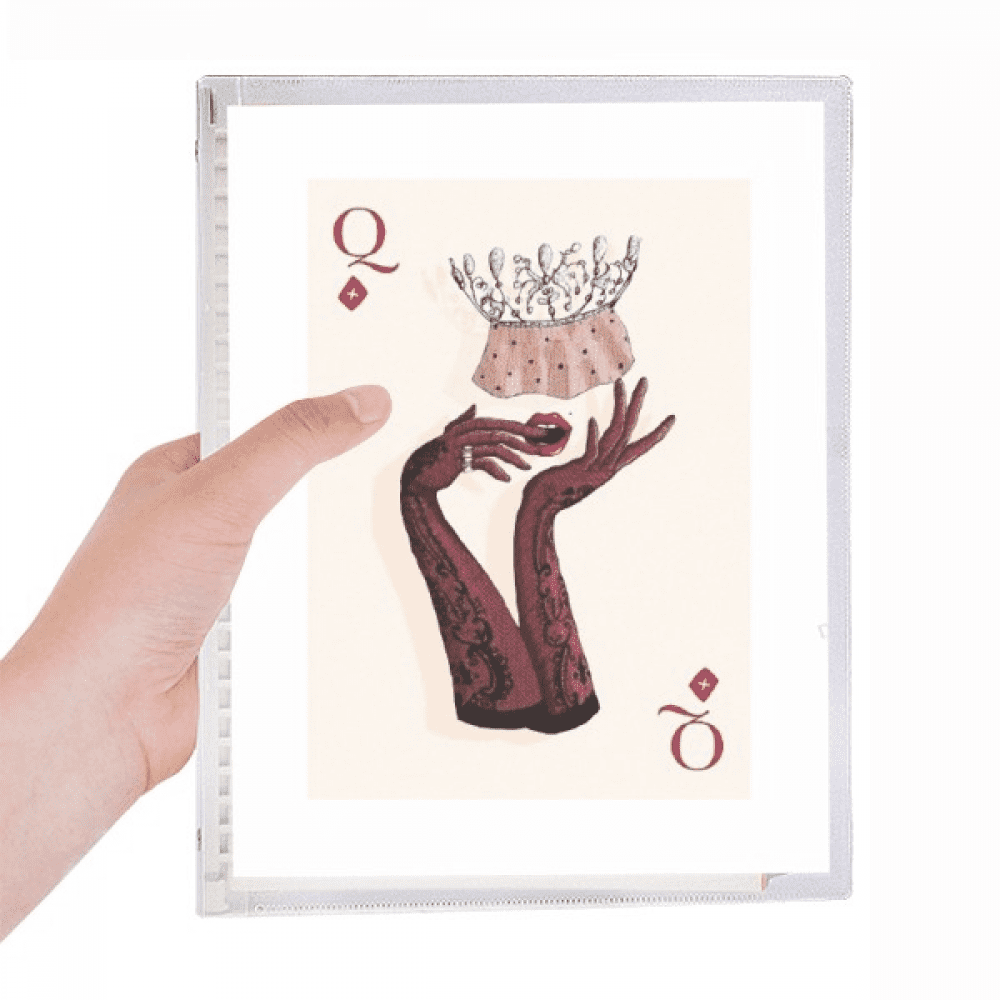 playing cards q pattern notebook loose diary refillable journal statiry ...