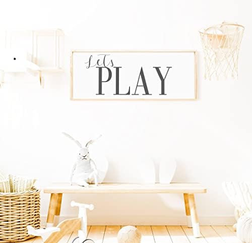 playroom wall decor - playroom decor - lets play sign - playroom sign ...