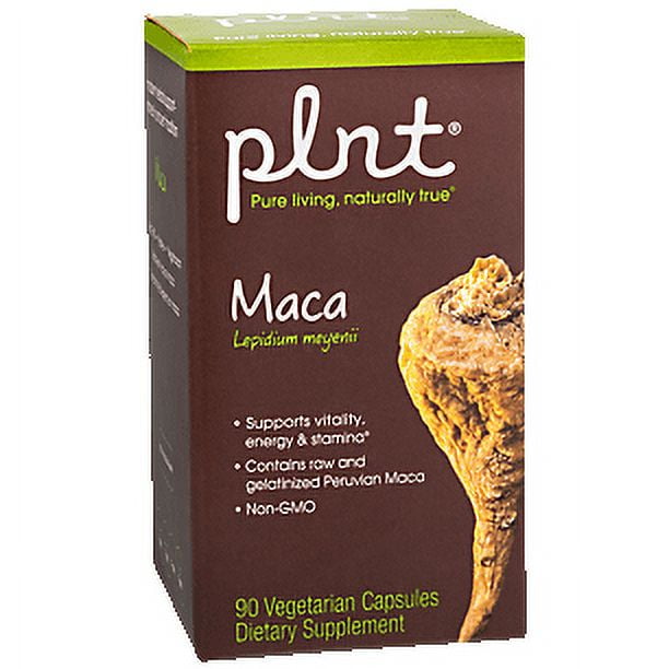 plnt Maca (Lepidium meyenii) - (90 Vegetarian Capsules) - Walmart.com