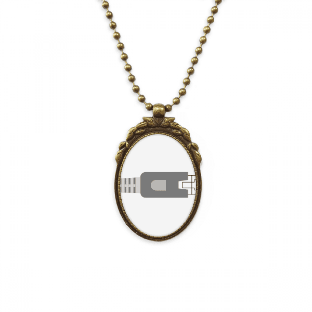 plug socket pattern circuit diagram antique necklace vintage bead ...