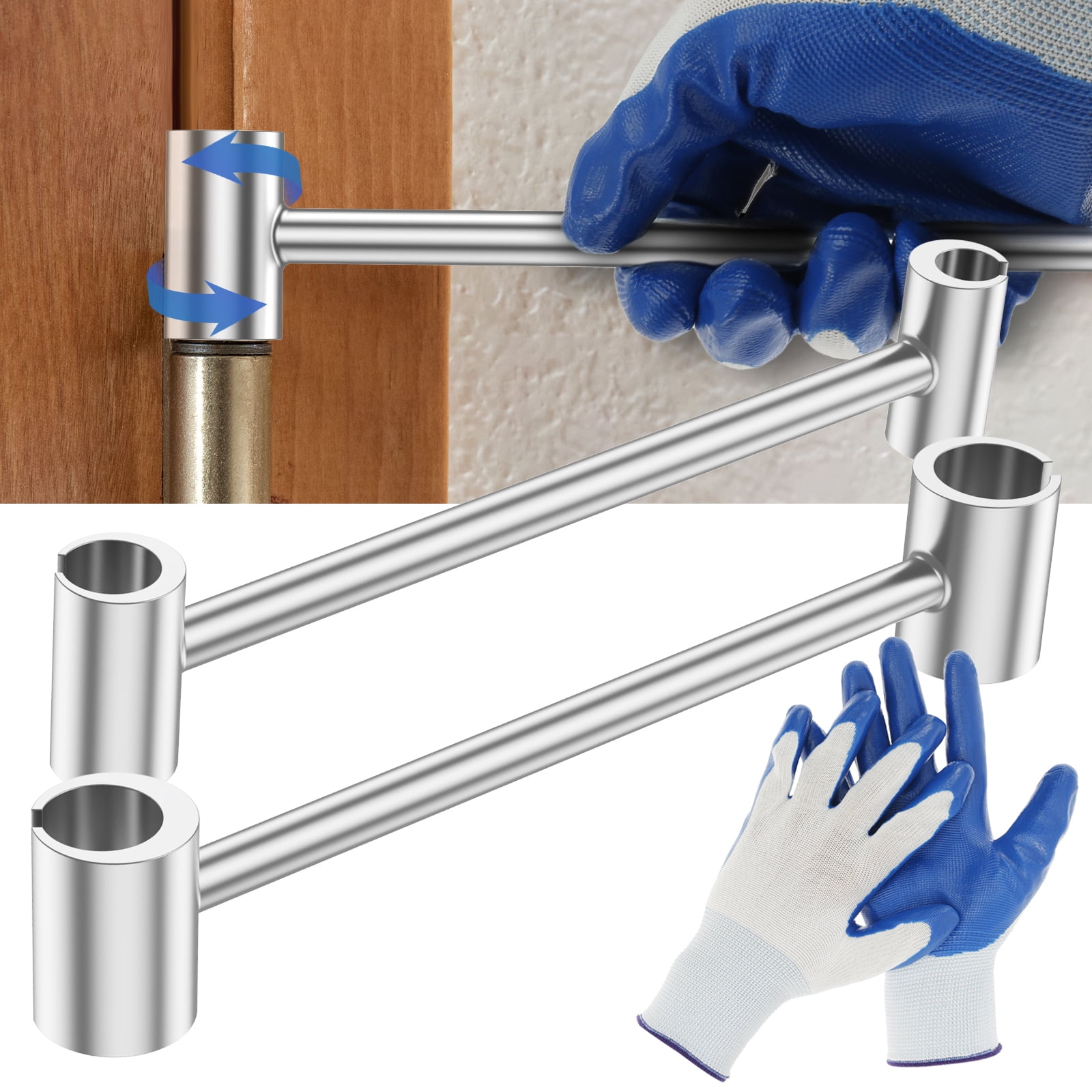 pluokvzr 2pcs Door Hinge Adjustment Tool Heavy Duty Metal Hinges Gap ...