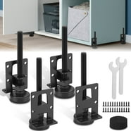 Adjustable Folding Table Legs with Self-Locking Hinge - Sturdy Metal ...