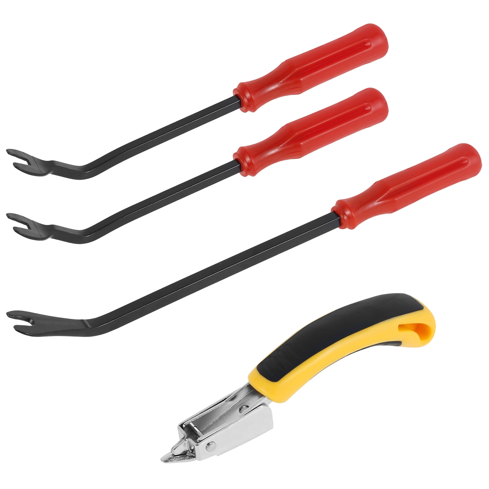 pluokvzr 4pcs Staple Remover Set Sturdy Steel Nail Puller Heavy Duty ...