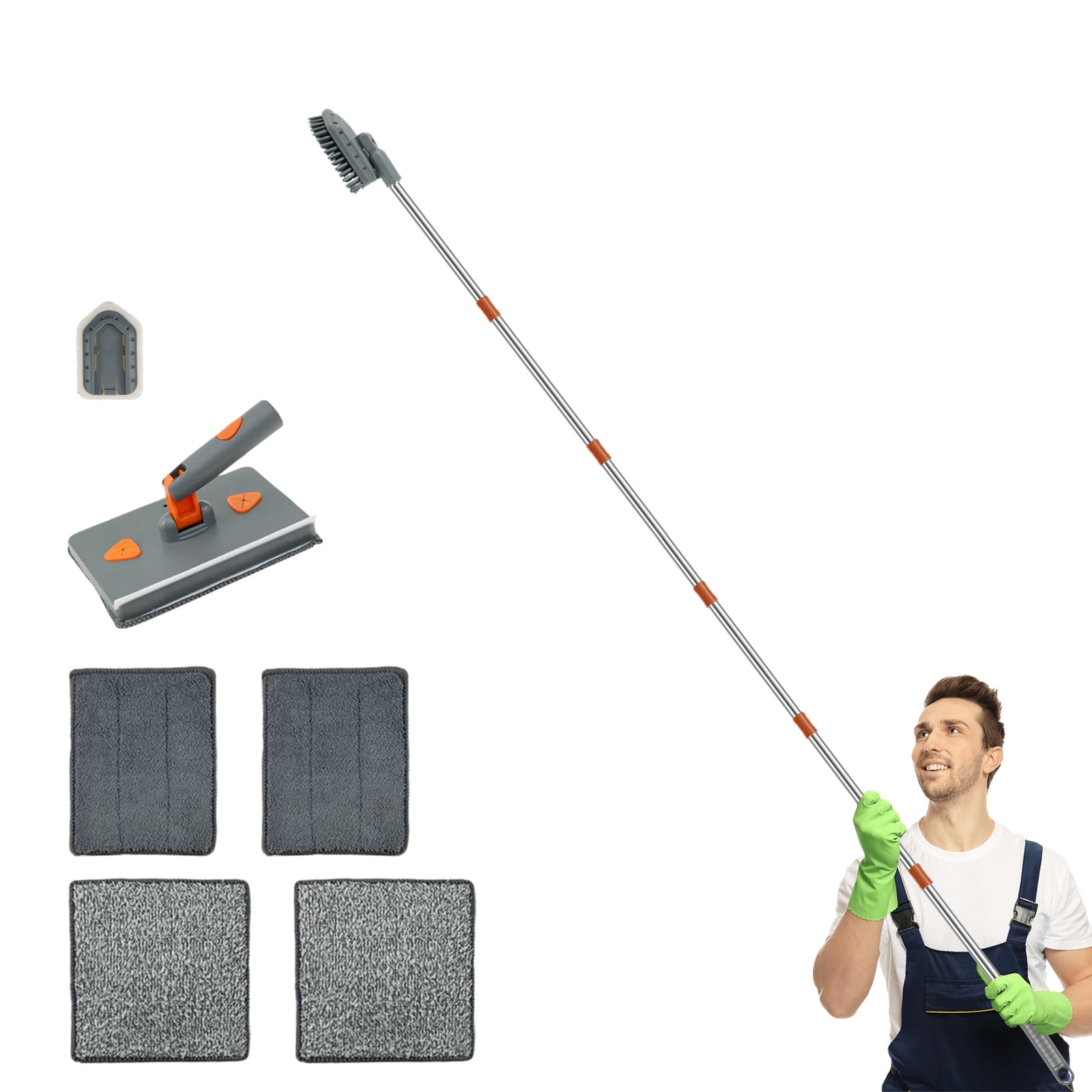 pluokvzr Multifunctional Wall Cleaning Tool for Ceiling Wall Window ...