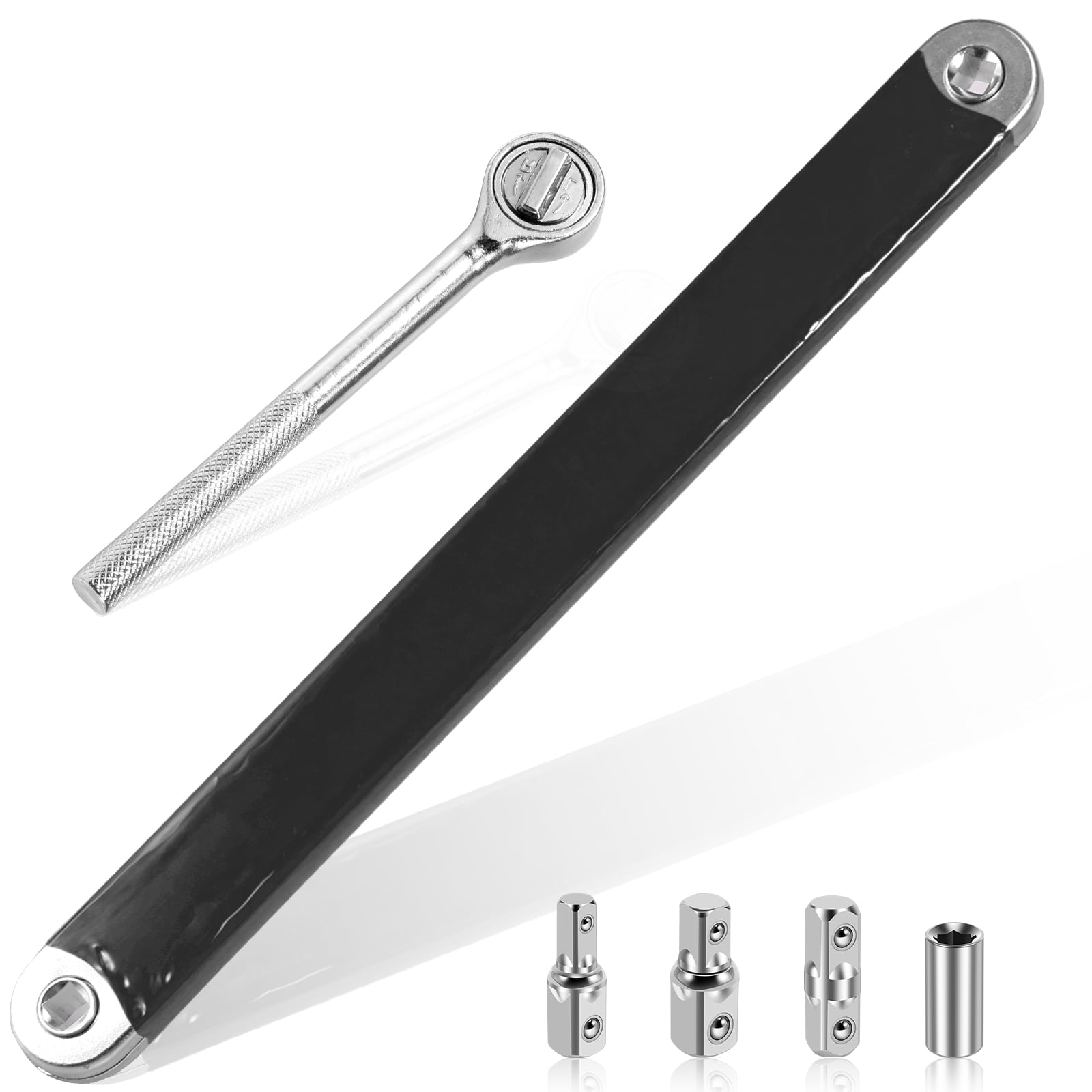 pluokvzr Offset Extension Wrench Set 15.4 Inches Carbon Steel Extension ...