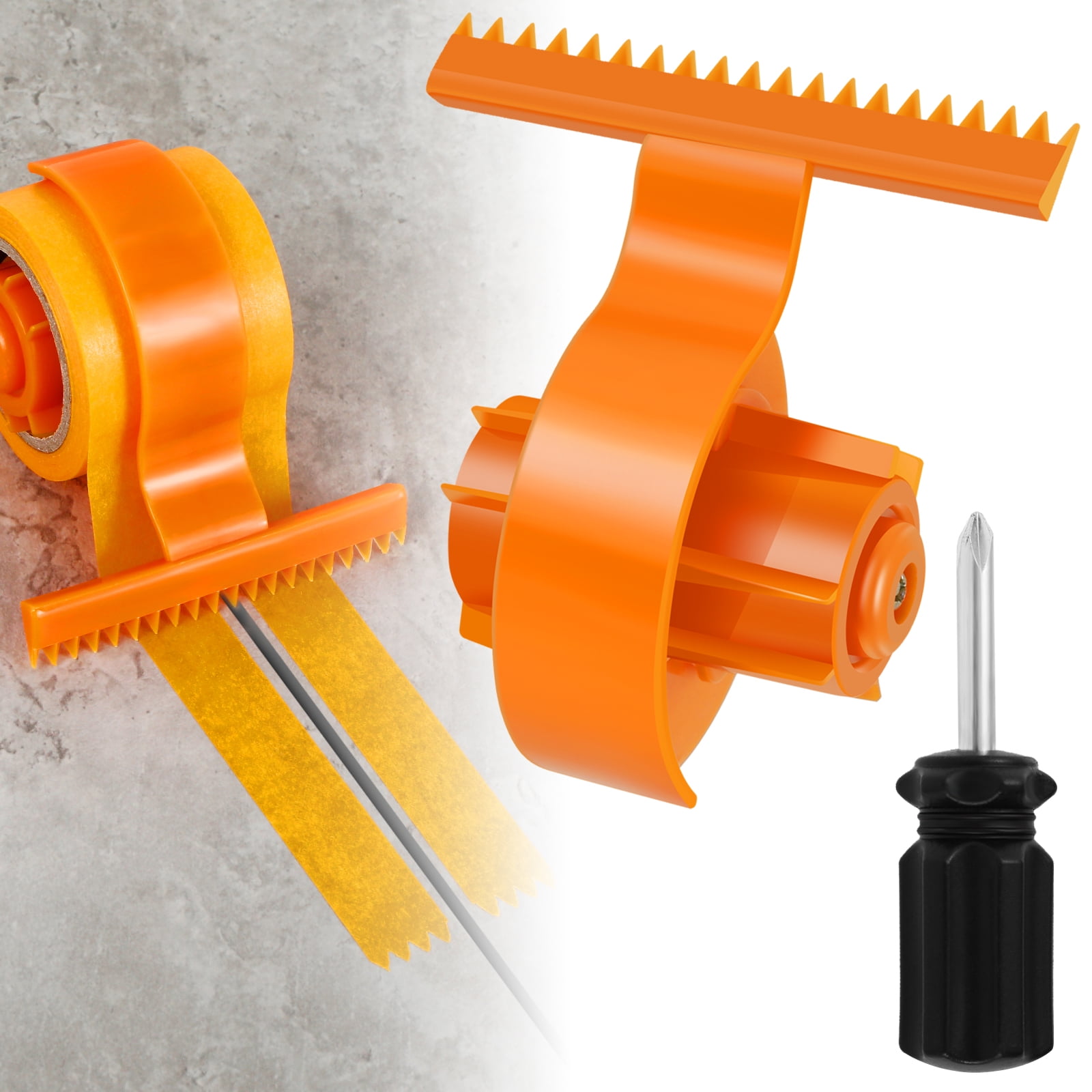 pluokvzr Plastic Masking Tape Dispenser With Scale Adjustable Width ...