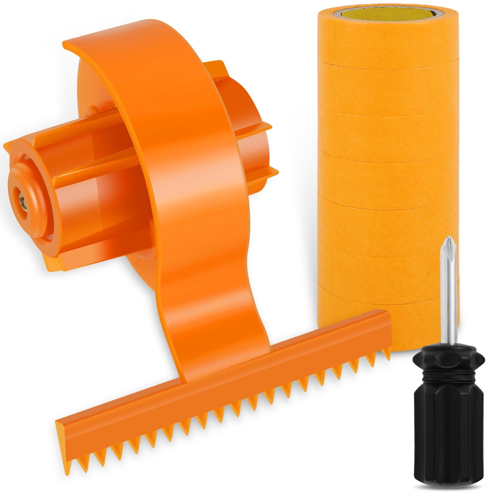 pluokvzr Plastic Masking Tape Dispenser With Scale Adjustable Width ...