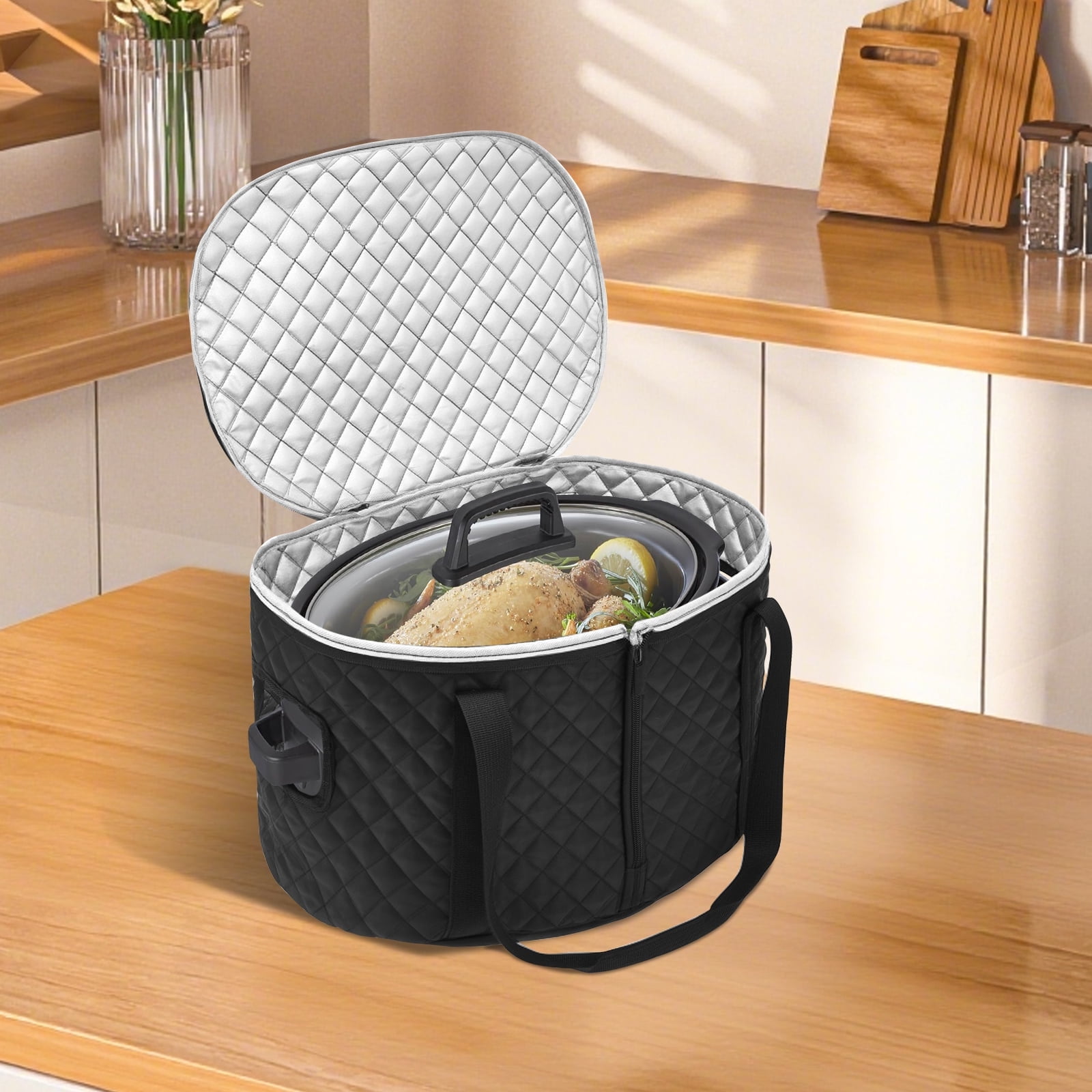 Pluokvzr Slow Cooker Carrying Case Compatible with 6-8 Quart Carrier ...